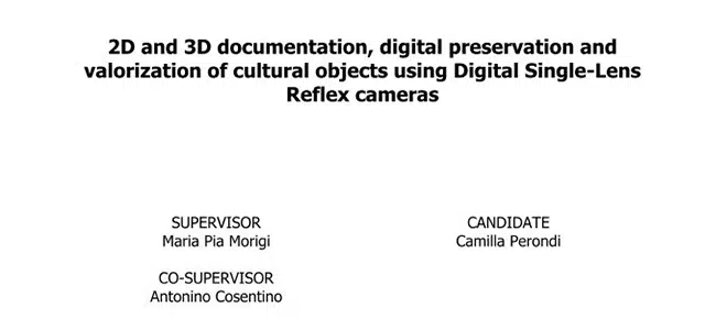 New Master Thesis On Low Cost Multispectral Imaging Cultural Heritage Science Open Source